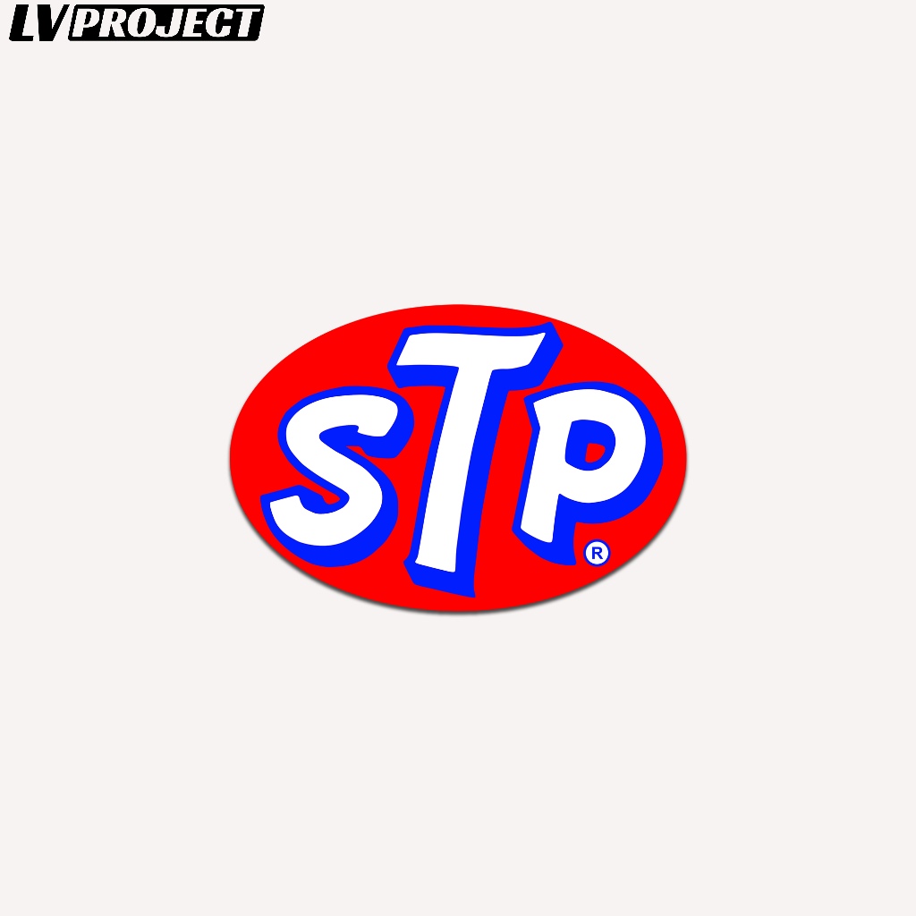 Laminasy Glossy Sticker Brand Logo STP Motorcycle Sponsor Sticker ...