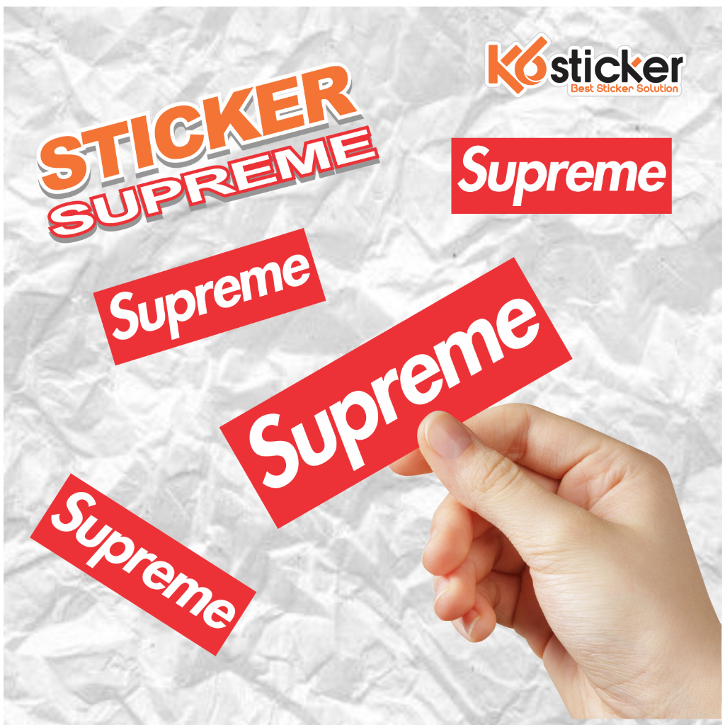 Supreme Stickers brand stickers SUPREME distro stickers | Shopee ...