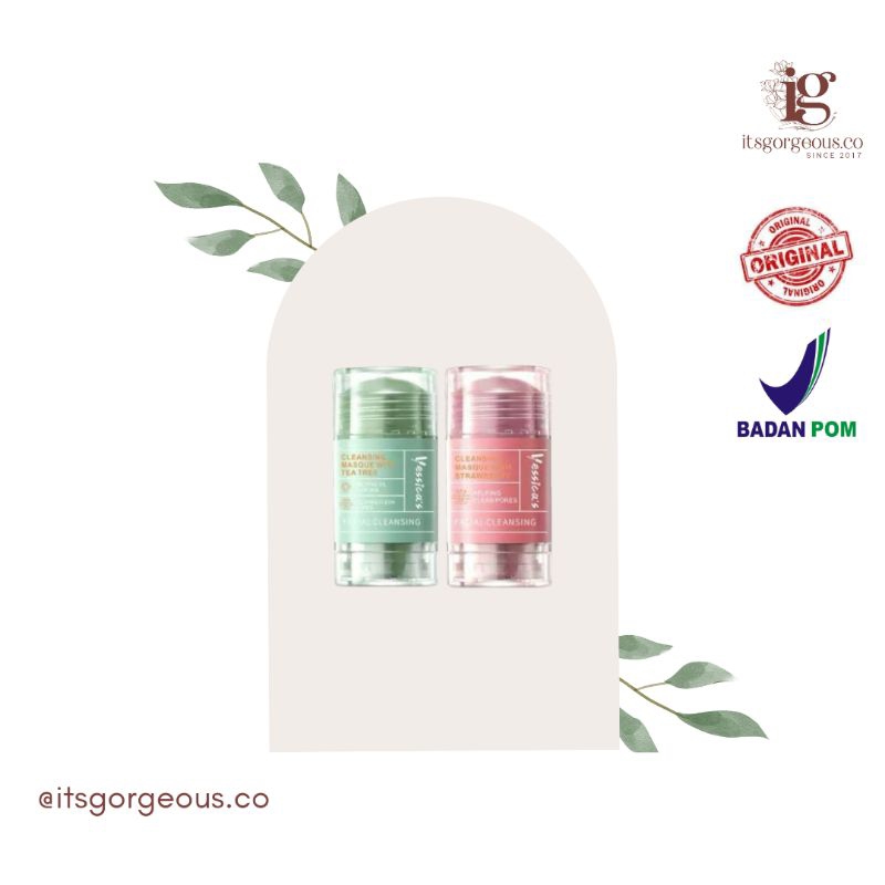 YESSICA'S CLAY STICK MASK / YESSICA'S TEA TREE & STRAWBERRY STICK MASK ...