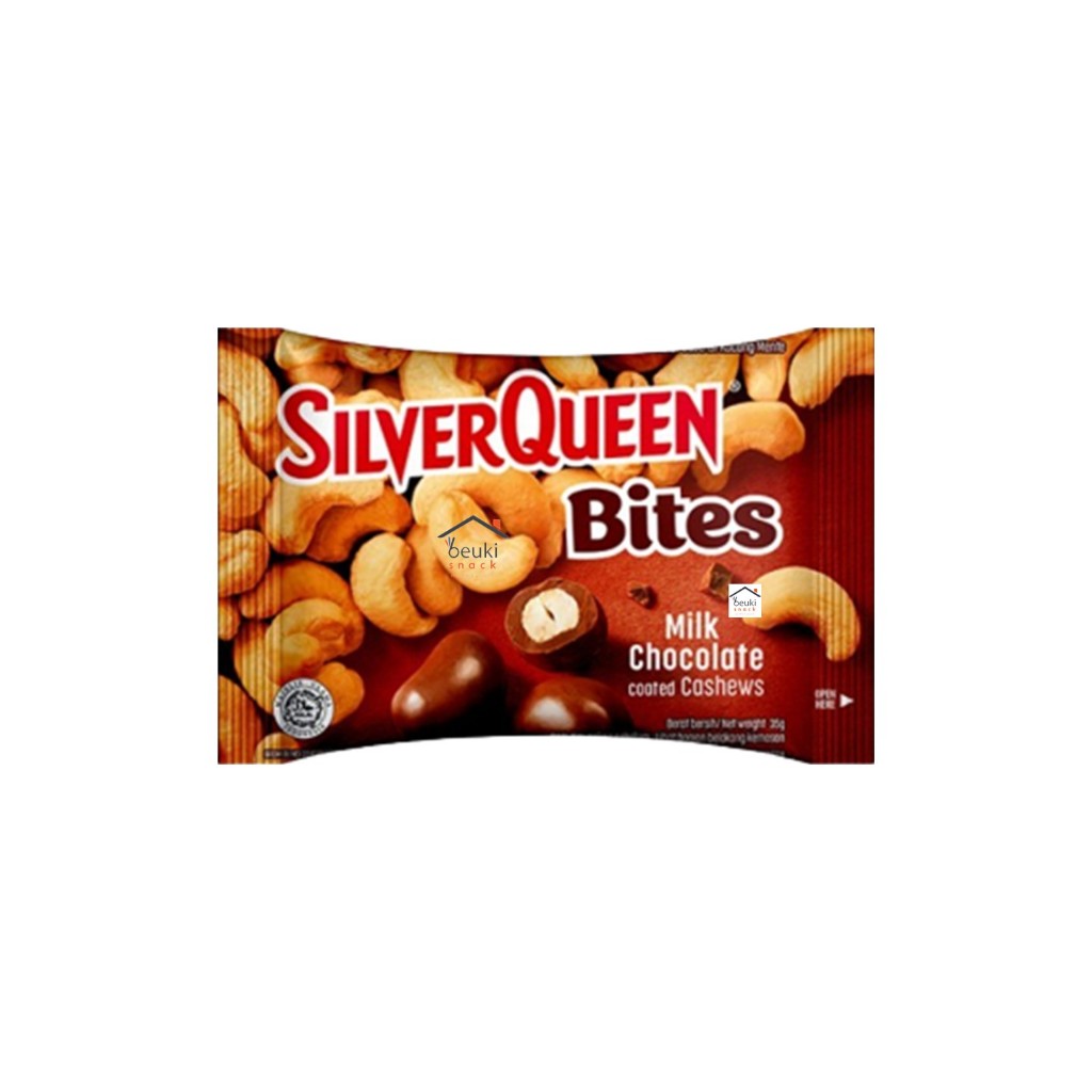 SilverQueen Bites Cashew Milk Chocolate Milk Silver Queen Cashew Nuts ...