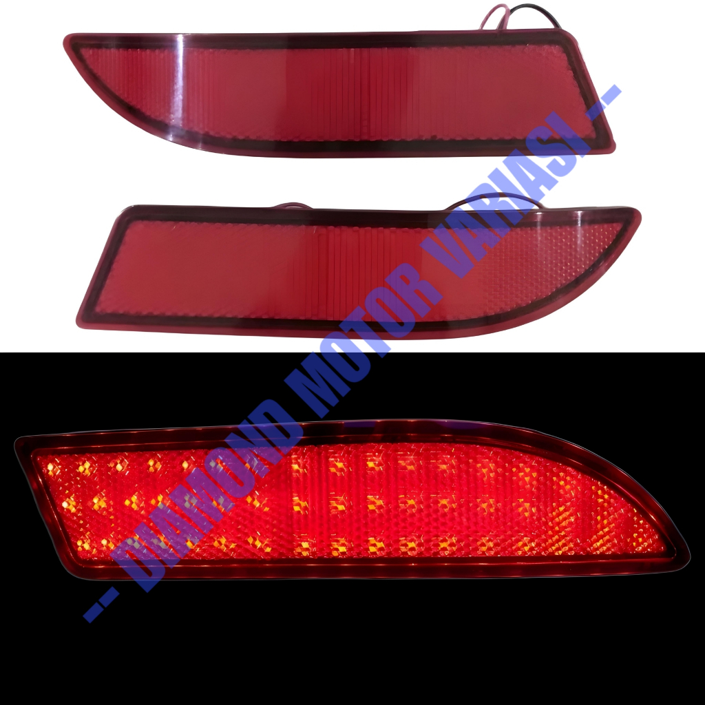 MATA Cat's Eye Reflector LED Light Rear Bumper Toyota All New Avanza ...