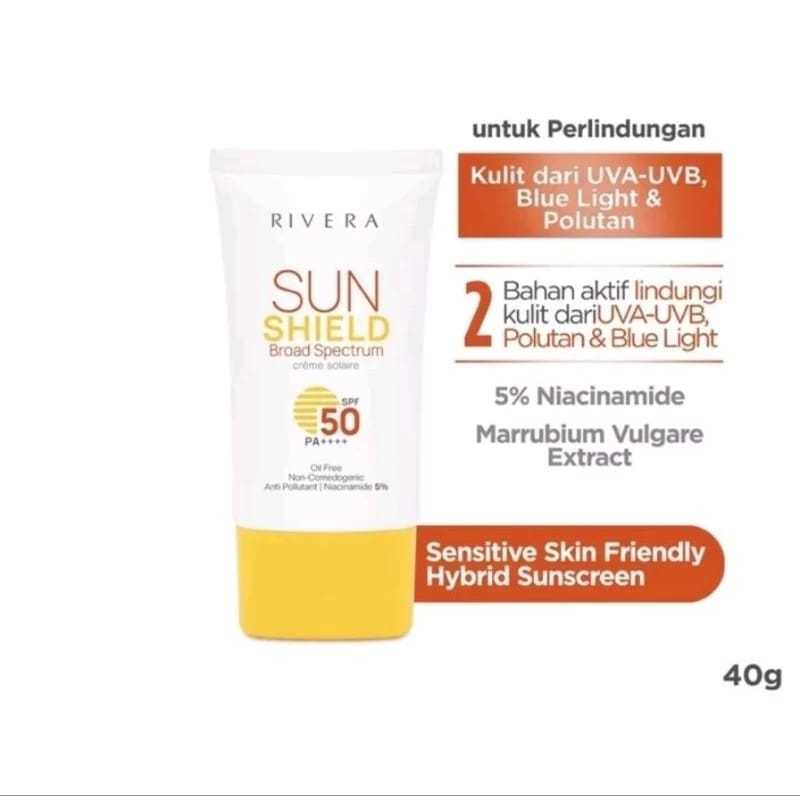 MEME RIVERA Sun Shield Broad Spectrum Spf50 Pa++++ Sunscreen 40ml ...