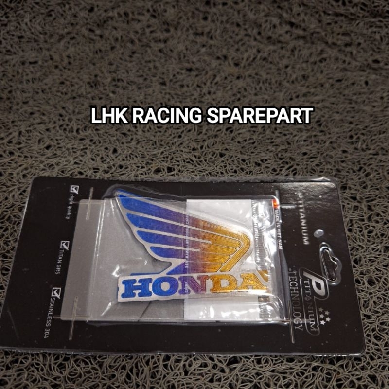 Original vietnam honda wing titanium wing Sticker logo emblem emblem ...