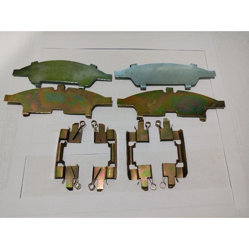 Triton Disc Brake Button Plate - Triton Pajero Sport Pad Nail Plate ...