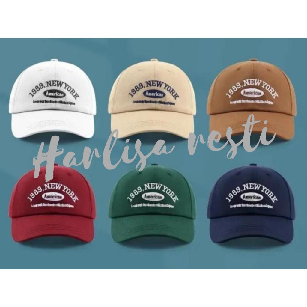 Unisex Hat Men WomenHat Soft Embroidery Material 1989 New York Premium ...