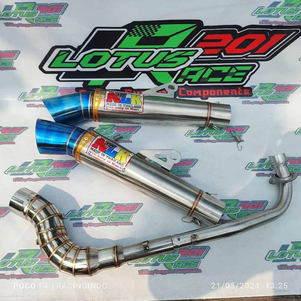 Exhaust NLK BIG ELBOW 51mm INLET wave 100 wave 110 wave 125 dash bonus ...