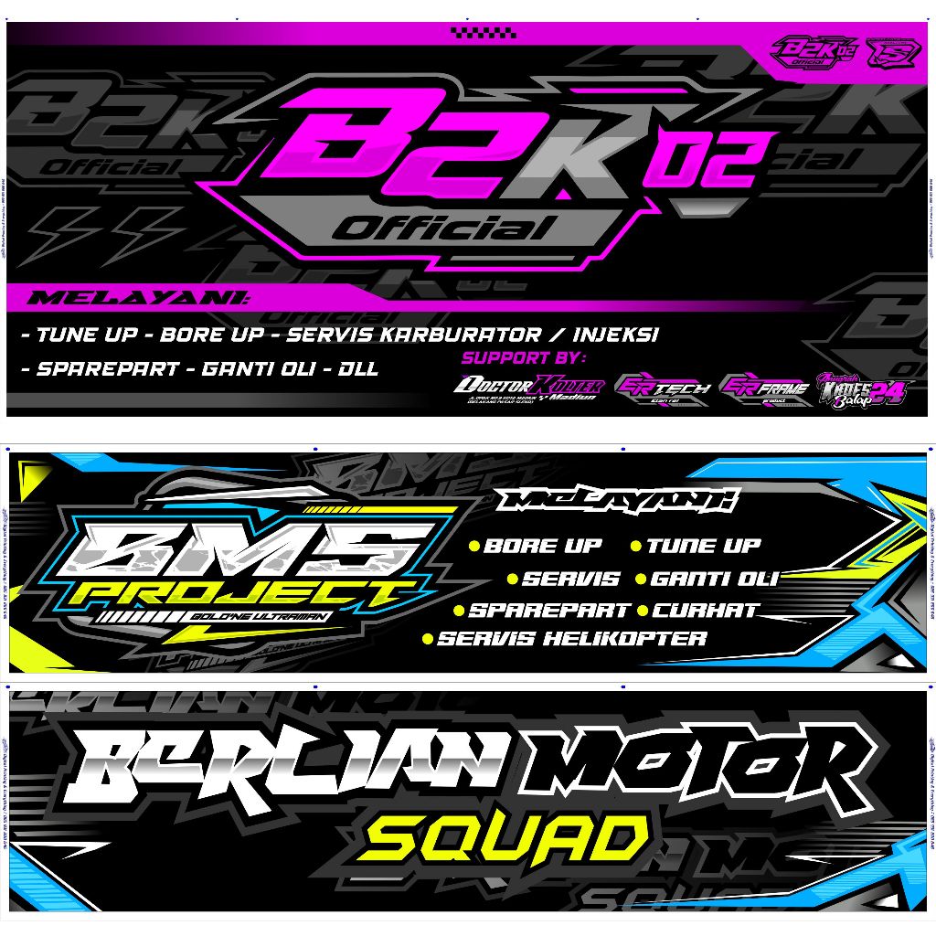 Custom BANNER RACING DESIGN WORKSHOP BANNER (MUST CHAT BEFORE ORDERING ...