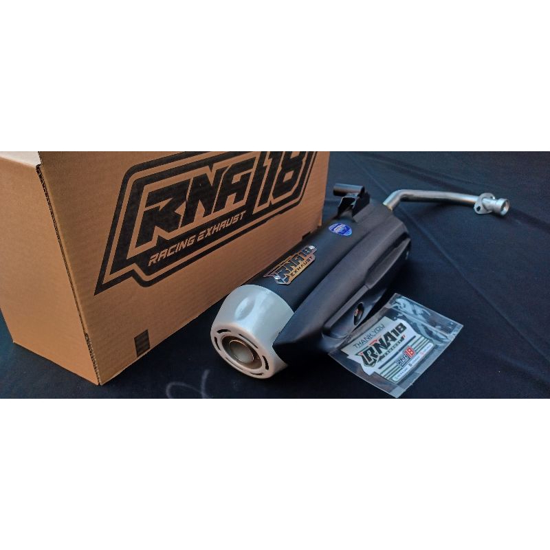 Standard Exhaust Racing Vario Pcx Nmax Aerox Beat Mio Type Emblem Ala ...