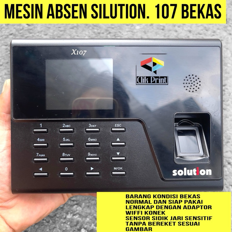 MESIN Solution X107 Attendance Machine | Shopee Philippines