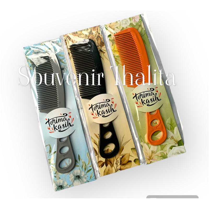 Souvenirs 100 Pcs Combs Size 17,5 cm Base and Plastic Packaging Wedding ...