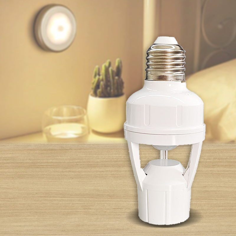 LUX Smart Light Fittings E27 Light Bulb Fittings With Infrared PIR ...