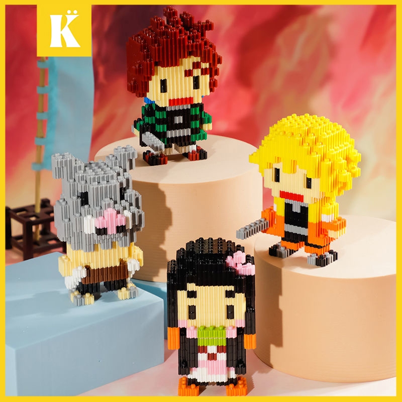 Keeppley Nano Mini Block Demon Slayer Building Blocks Kamado Tanjirou ...
