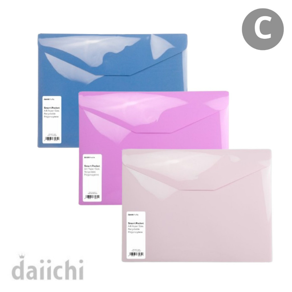 Daiichi - Daiichi A5 DPR2 Touch Adhesive Plastic Smart Pocket Map ...