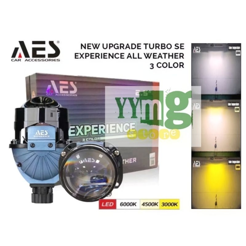 Biled PROJECTOR AES TURBO 2.5 inch 3 COLORS ALL FEATHER (FREE DEMON ...