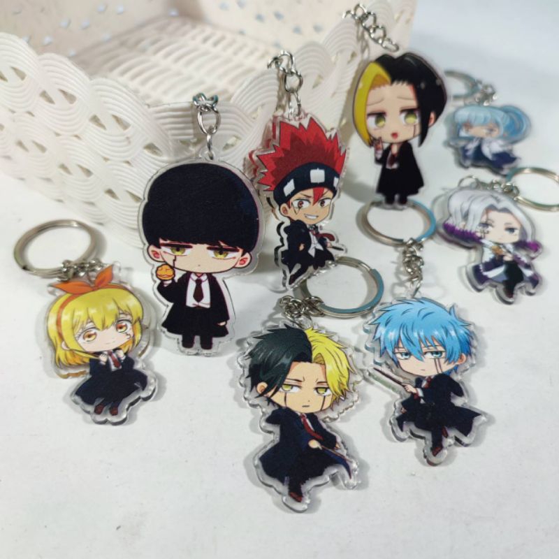 GANTUNGAN Anime Mashle Magic and Muscles Keychain - Mash Rayne Lance ...
