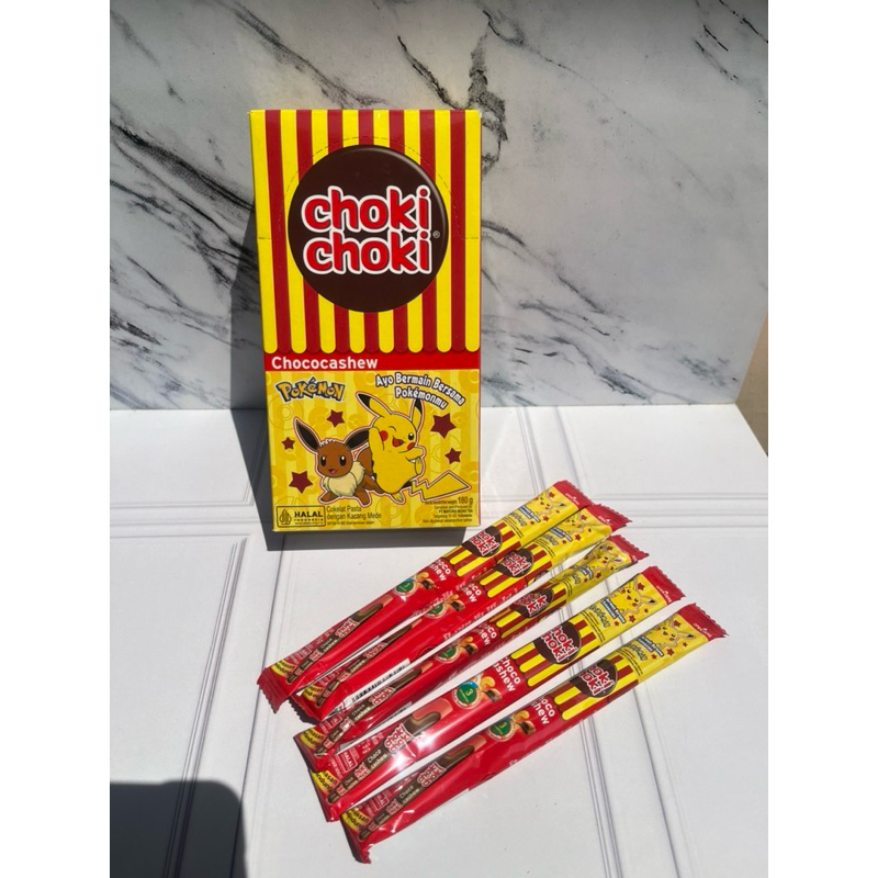 Box CHOKI CHOKI BOX Contents 20x9 gr CHOKI CHOKI Chocolate CASHEW ...