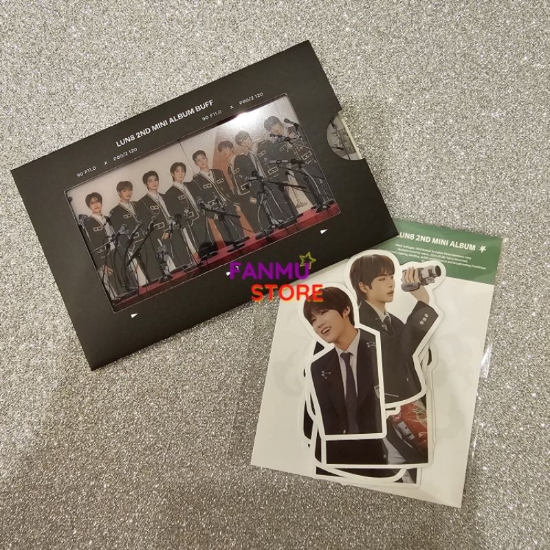 Lun8 2nd Mini Album Buff Inclusions Film Mark Sticker Pack | Shopee ...