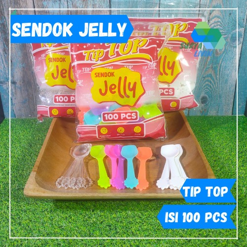 Clear Jelly Pudding Spoons / Tip Top Brand Colors, 100 pcs | Shopee ...