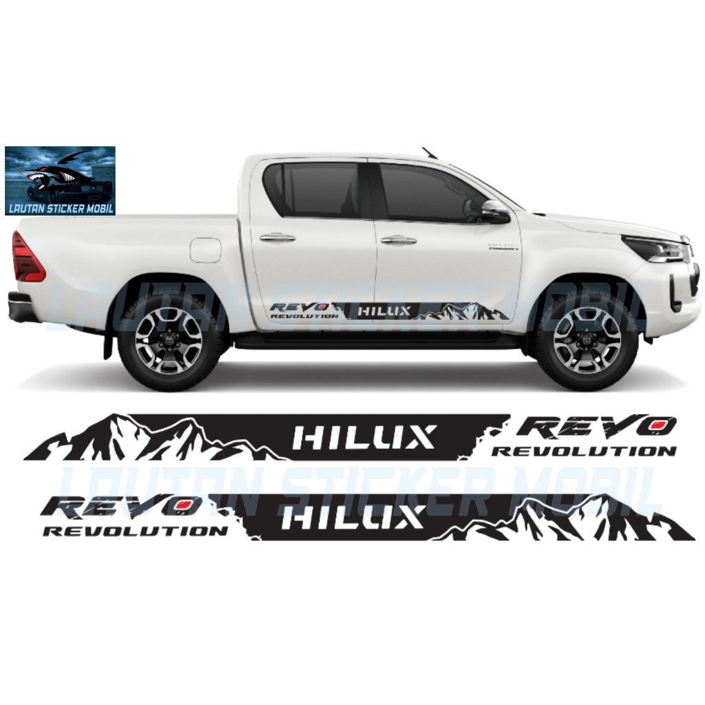 Cutting sticker list Side body hilux revo sticker list sticker motif ...