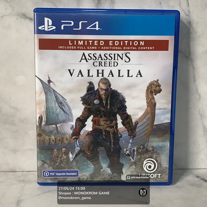 Bd Cassette PS4 PS5 Assassin's CREED VALHALLA PLAYSTATION 4second ...
