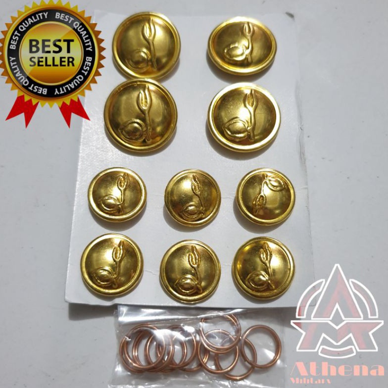 Code P35X PDU Buttons Scout Ceremonial Uniform Buttons | Shopee Philippines