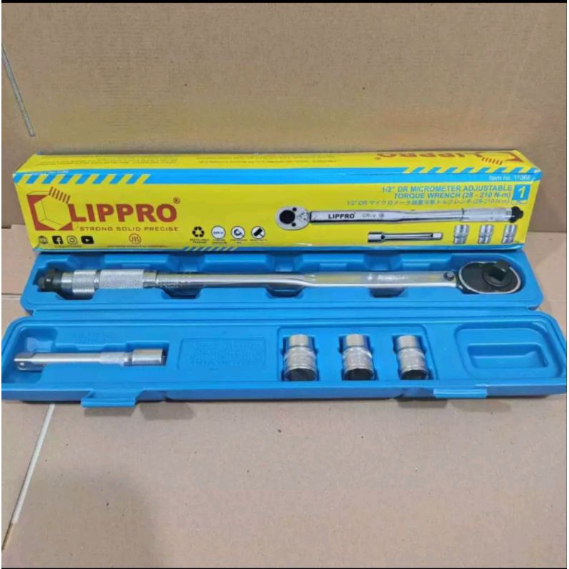 Lippro torque wrench moment torque wrench 1/2 inch 28-210 nm torque ...