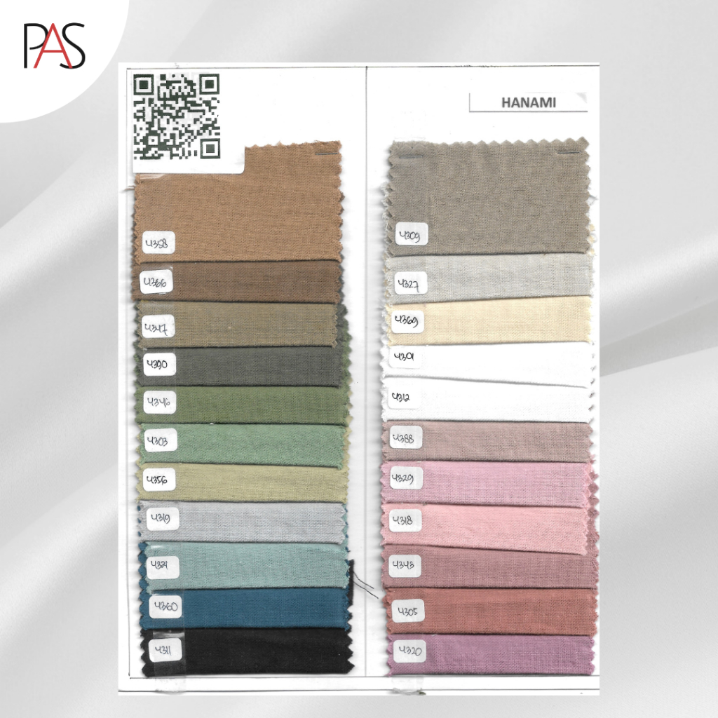 KATUN Color Catalog of Cotton Twill Fabric, Hanami Cotton Twill Crepe ...