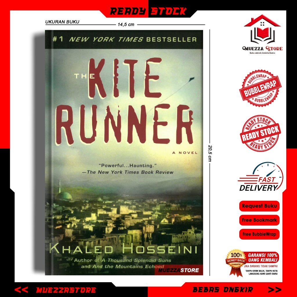 The Kite Runner - Khaled Hosseini (English/Indonesia) | Shopee Philippines