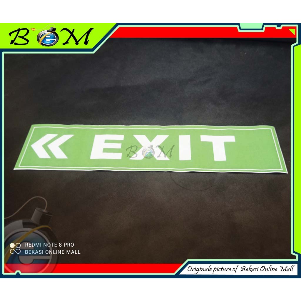 Sticker Cutting Wall Writing exit Turn left arrow left | Shopee Philippines