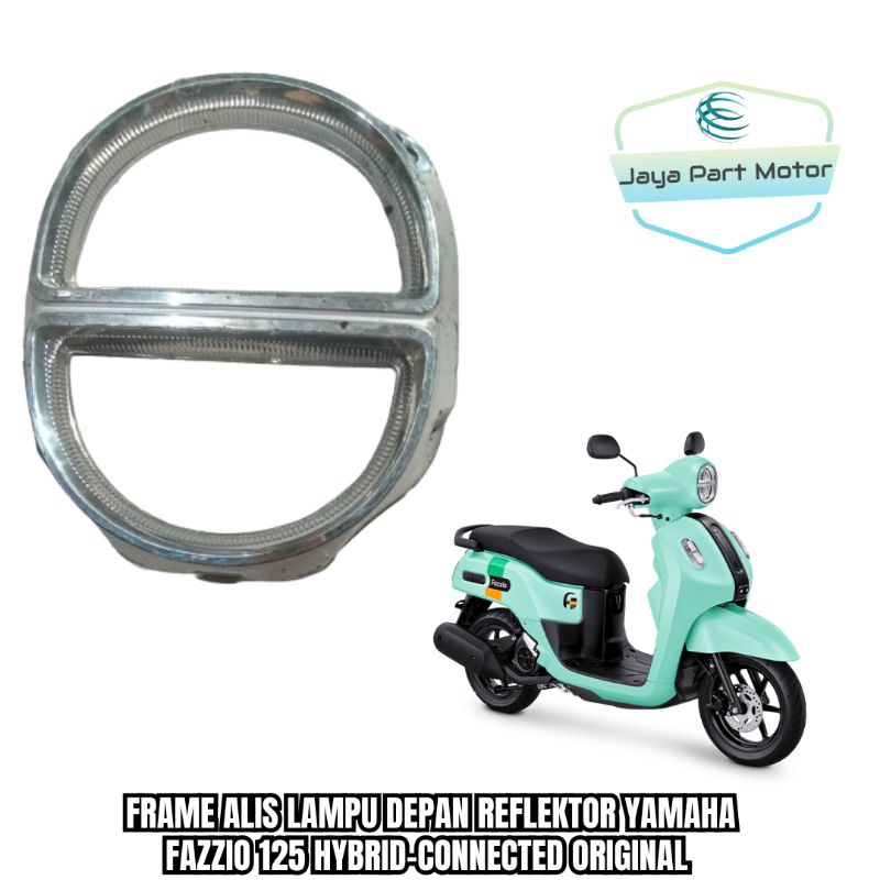 Original Yamaha Fazzio 125 Hybrid-connected Headlight Reflector Eyebrow ...