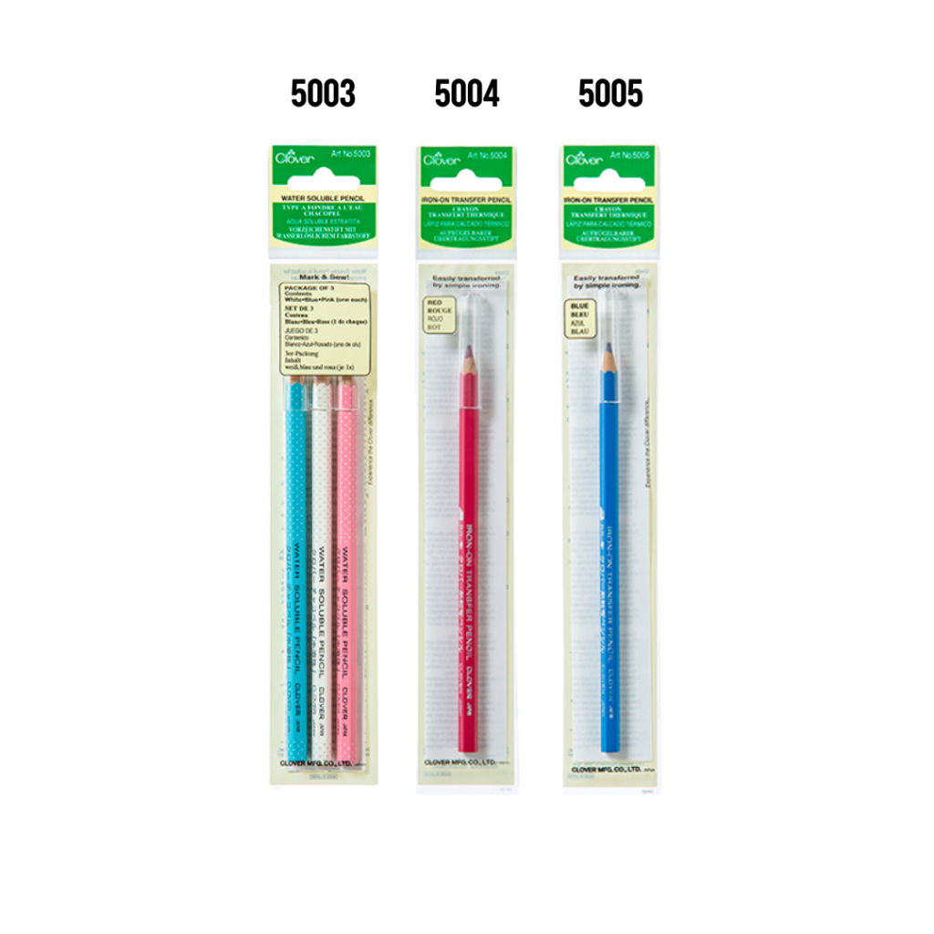 Clover Marking Tools Pencil - Water Based, Iron Based, & Quiting Pencil ...