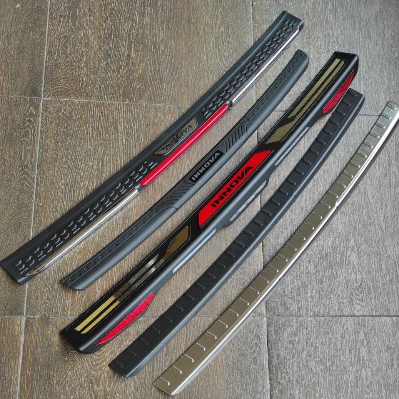 HITAM Silplate rear sill plate trunk DOOR toyota Innova INOVA reborn ...