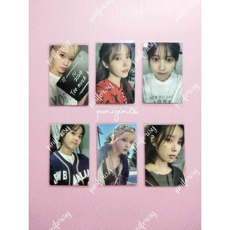 Iu OFFICIAL PHOTOCARD PC THE WINNING ALBUM | Shopee Philippines