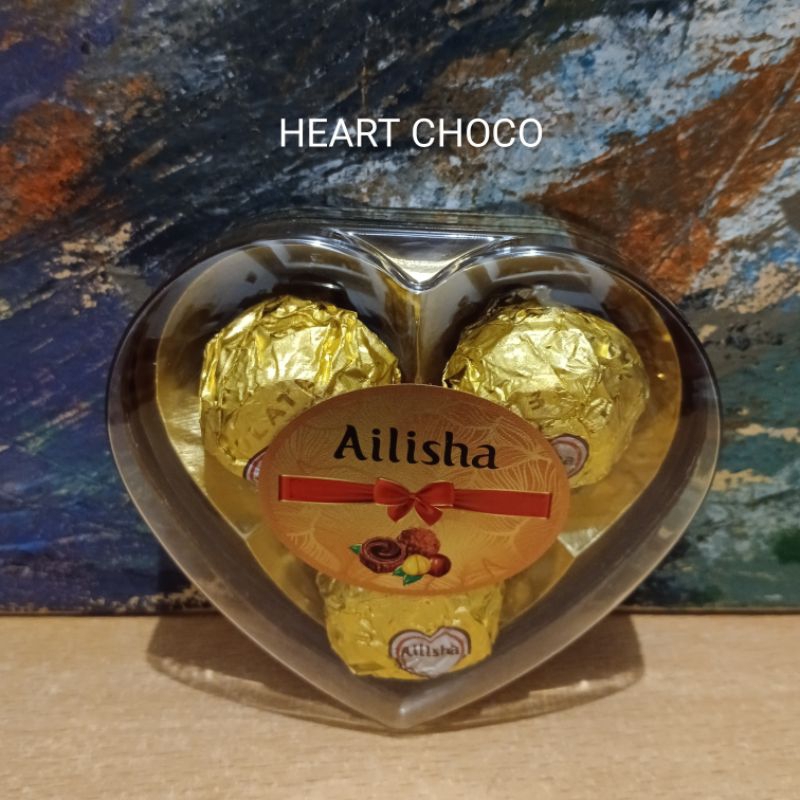 Ailisha 37gr Box Mika Hati Love Heart Chocolate Milk Chocolate Compound ...