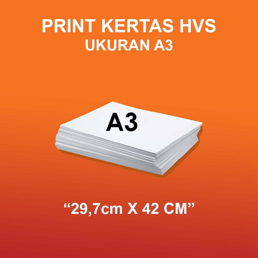 PUTIH HITAM Hvs 70 GRAM Paper Printing Services A3 Size Color/Black And White | Shopee Philippines