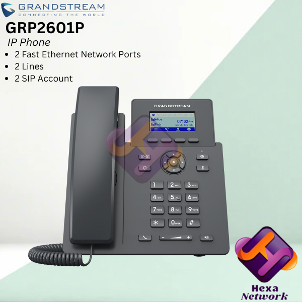 Grandstream GRP2601P | 2 SIP accounts, 2 lines, PoE Support Does not ...