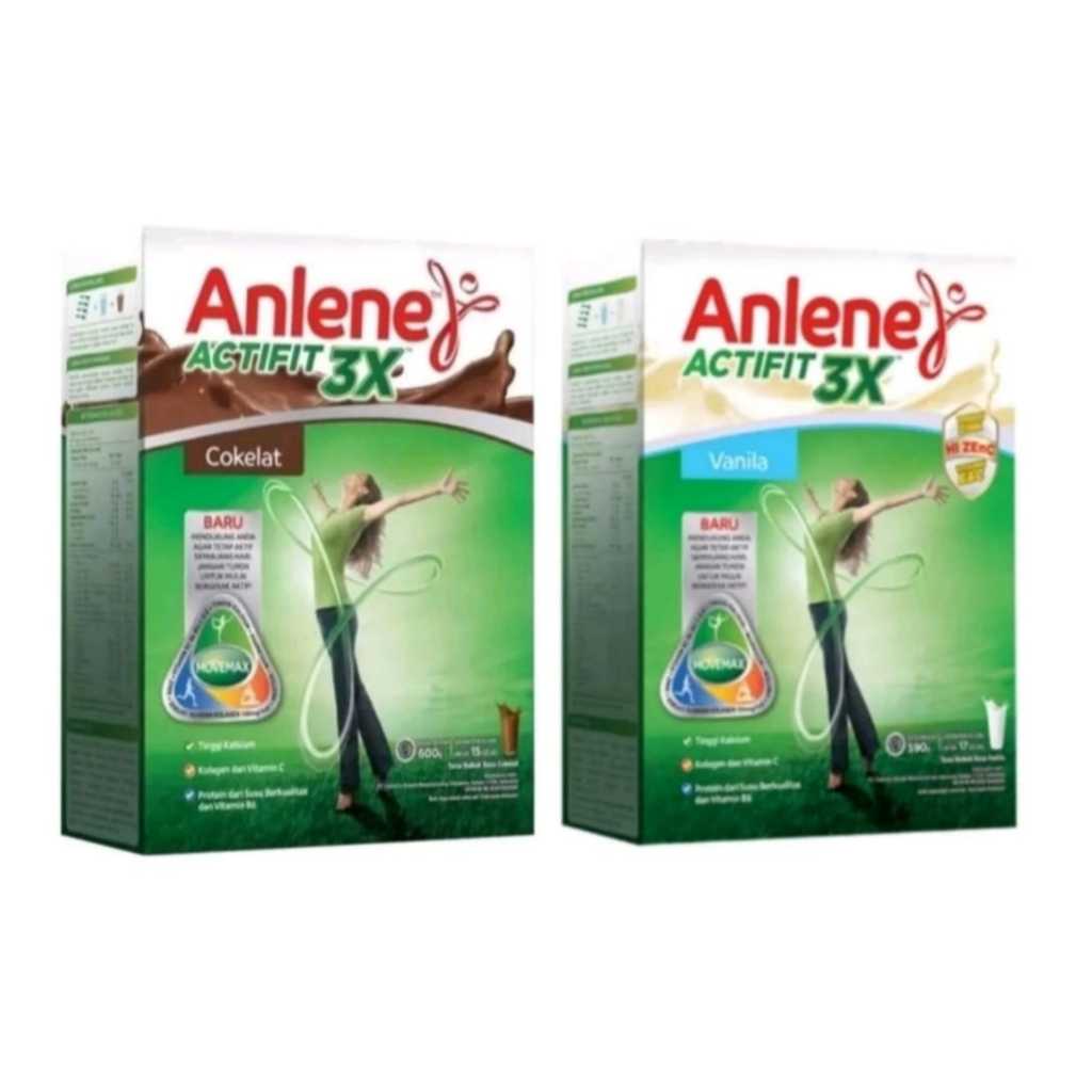 Anlene Actifit 3X Milk Powder Adult Vanilla Chocolate 590g | Shopee ...