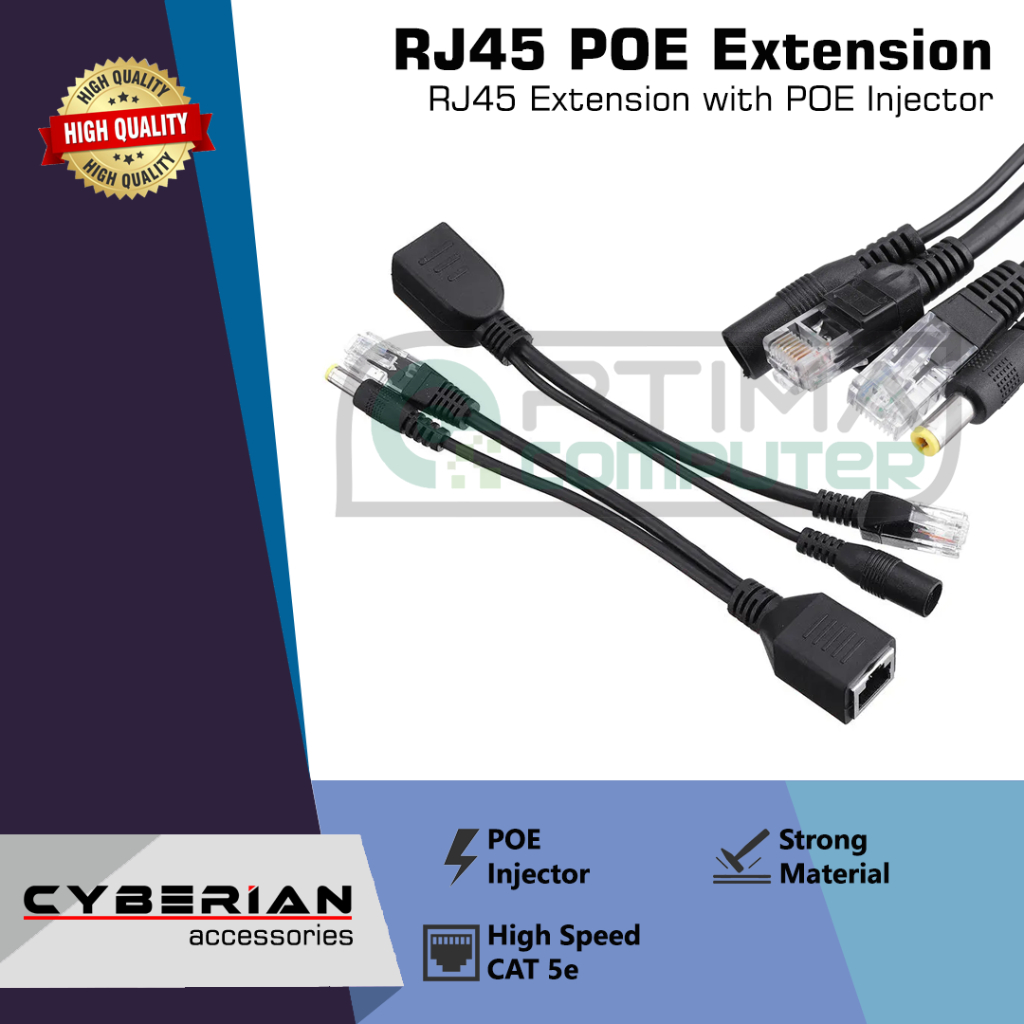Rj45 Extension with POE Injector | Shopee Philippines