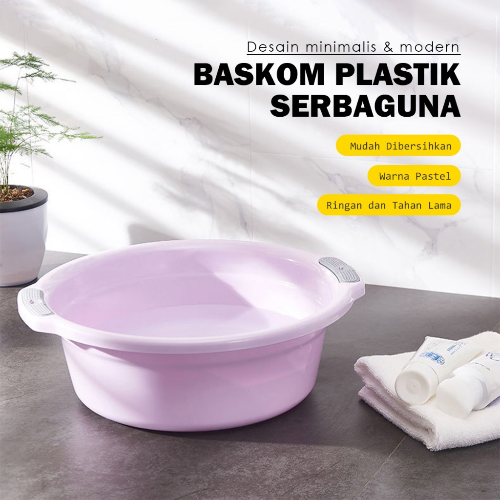 IDOHOUSE Plastic Basin Container for Rice, Vegetables and Fruit Washing ...