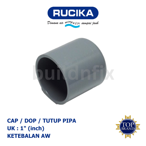 Rucika CAP/DOP/1" AW (Thick) PVC Pipe CAP | Shopee Philippines