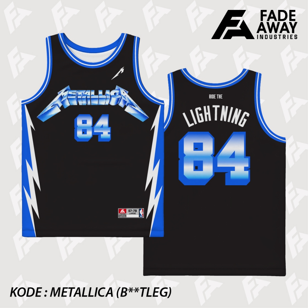 Metallica RIDE THE LIGHTNING Basketball JERSEY | Shopee Philippines
