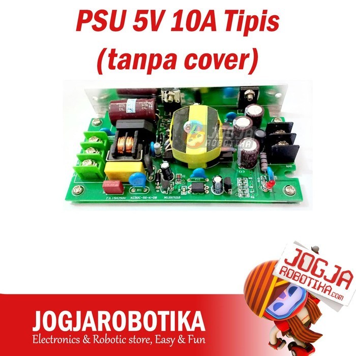 Psu POWER SUPPLY SWITCHING SMPS 5V 10A THIN RUNNING TEXT WITHOUT COVER ...