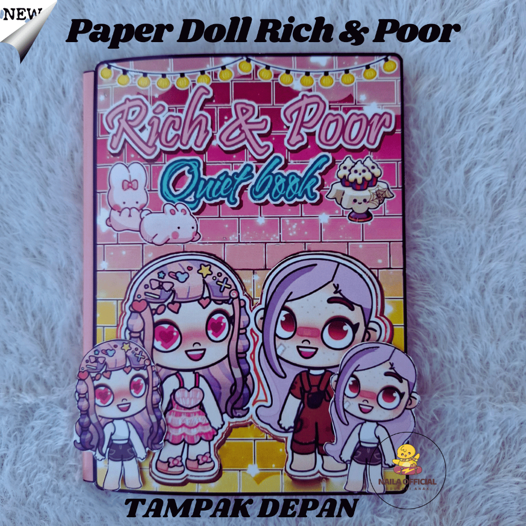 Paper Doll Avatar Wolrd Rich Poor Rich Poor Children's Educational Toys ...