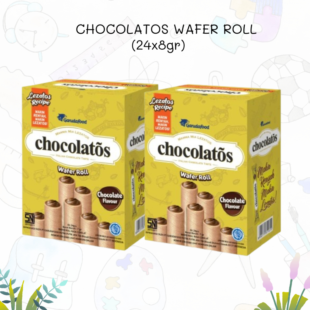 Chocolatos WAFER STICK 24x8gr (1box) | Shopee Philippines