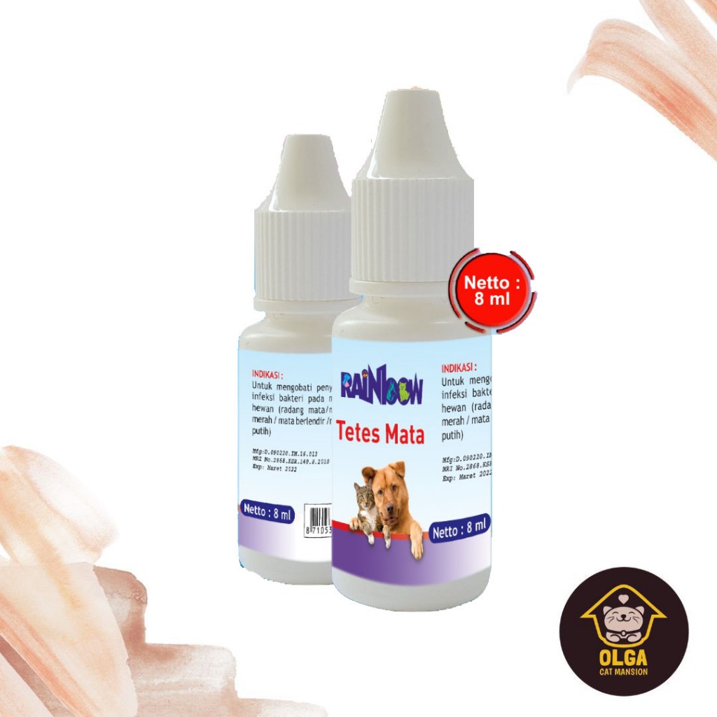MERAH MATA Eye Drops for Cats Dogs Rabbits Red Eyes Inflammation ...