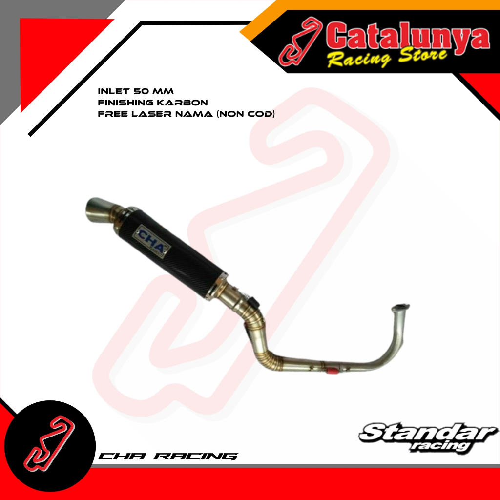 CHA CARBON MIO SPORTY Exhaust M3 JZ SCOOPY BEAT NMAX 155 AEROX 155 ...