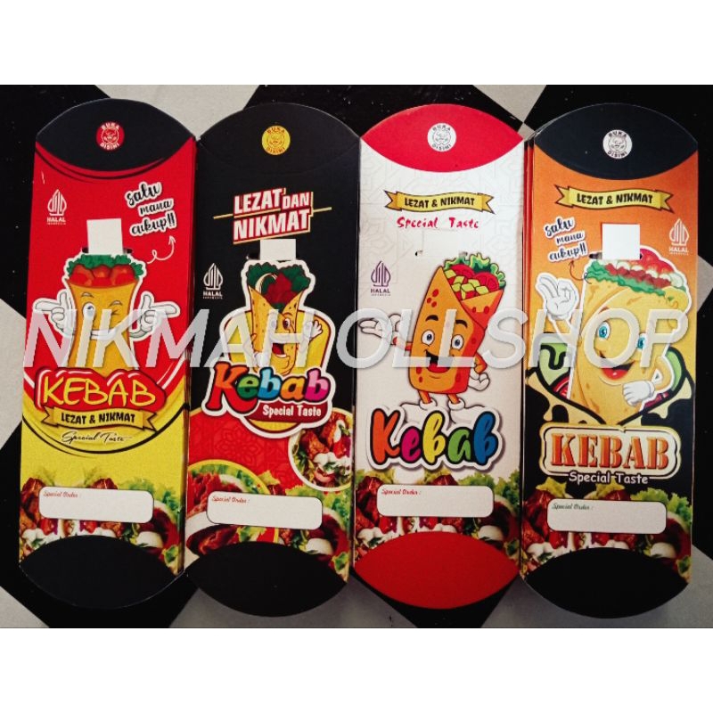 Kebab box containing 100 sheets / kebab container 100 sheets / kebab ...