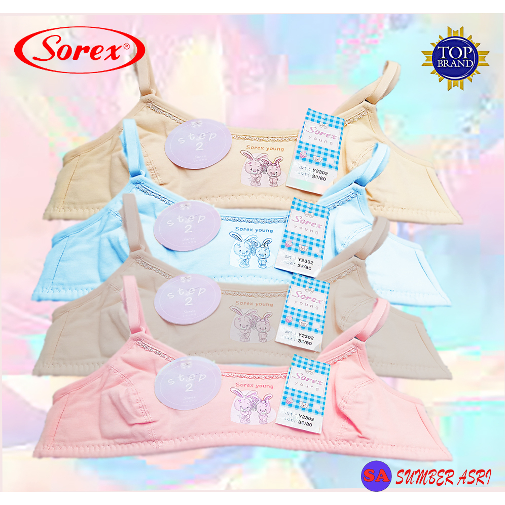 SOREX Bh Dannis Y2302 NO 32-36 Without Foam Without Wire | Shopee Philippines