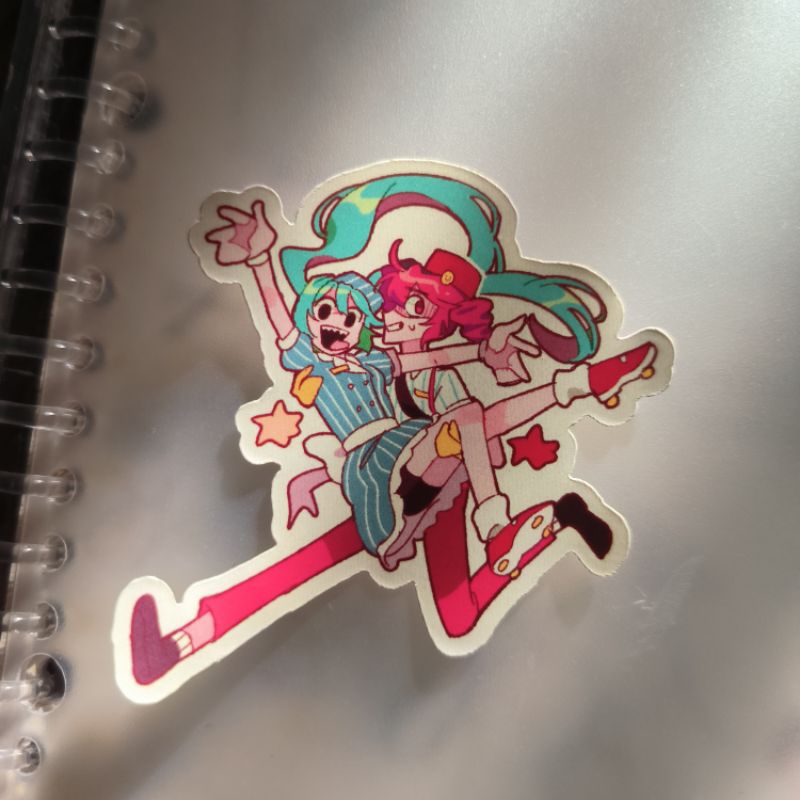 Die cut Sticker Mesmerizer Vocaloid Hatsune Miku Kasine Teto | Shopee ...