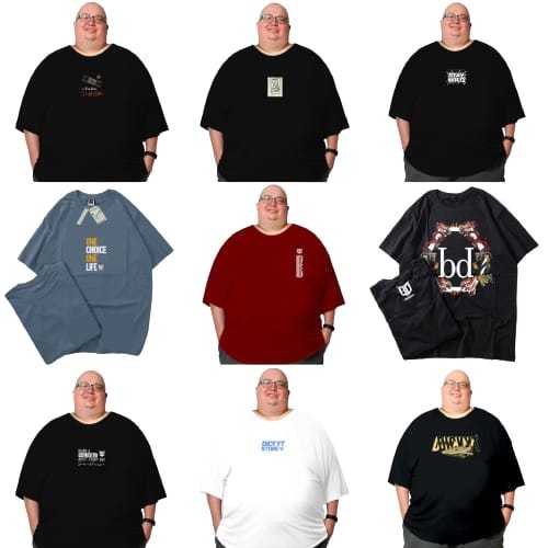 Jumbo T Shirt 4xl 5xl Men Women Xxxxl Xxxxxl Oversized 003 Shopee
